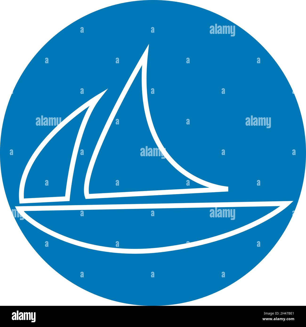Ocean ship, illustration, vector, on a white background Stock Vector ...
