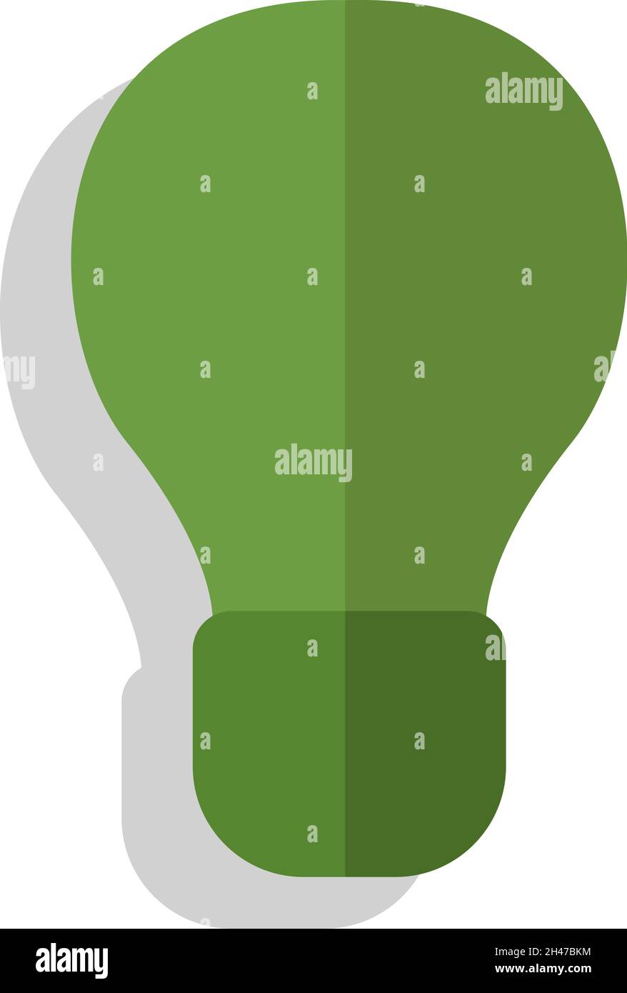 Lightbulb leaf icon vector hi-res stock photography and images - Alamy