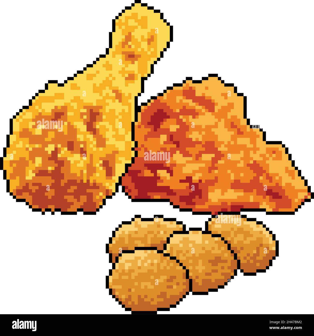 Pixel chicken hi-res stock photography and images - Alamy