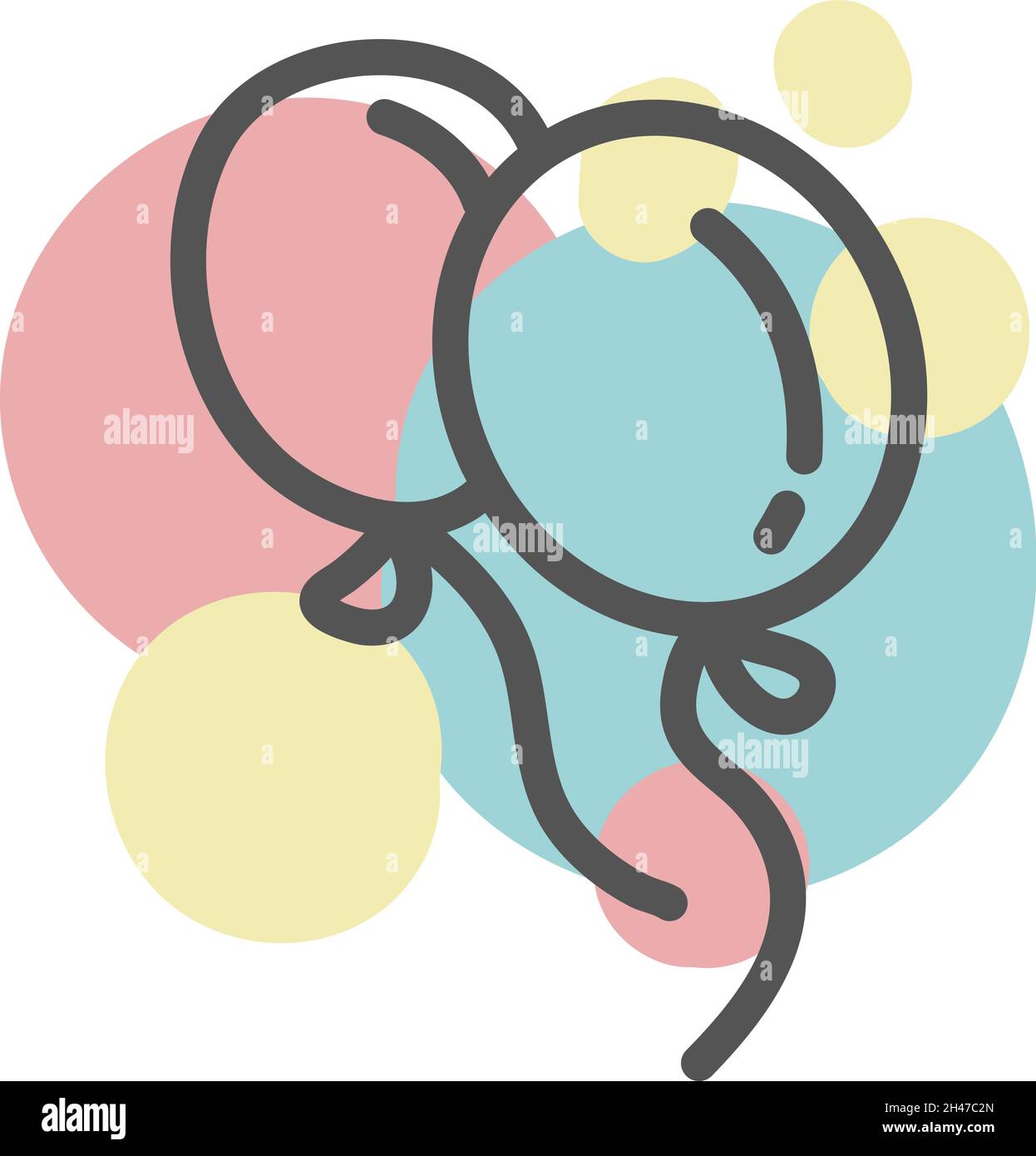 Gift box balloon on Cut Out Stock Images & Pictures - Alamy