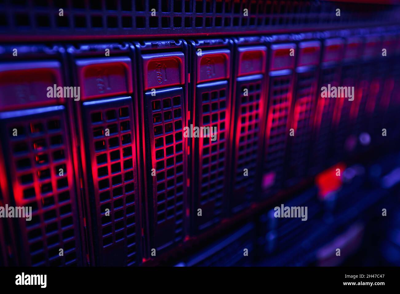 Data storage hardware equipment in co-location facility Stock Photo - Alamy
