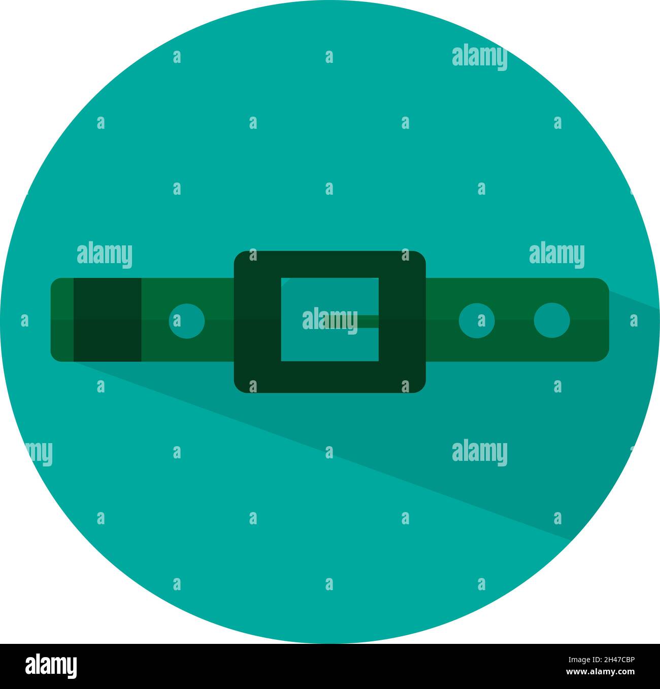 Green belt, illustration, vector, on a white background Stock Vector ...