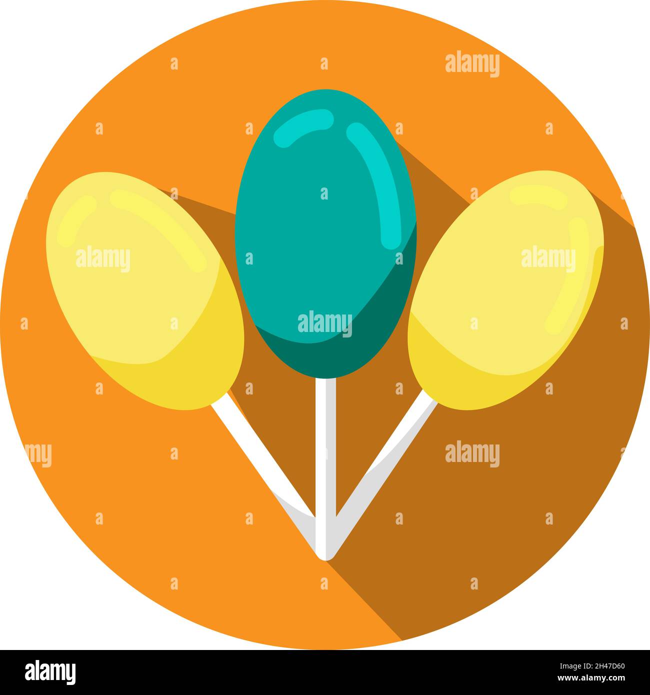 Realistic flying vector balloons Cut Out Stock Images & Pictures - Alamy