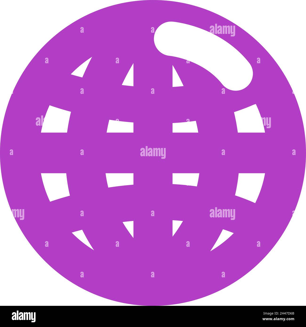 Purple world map vector Cut Out Stock Images & Pictures - Alamy