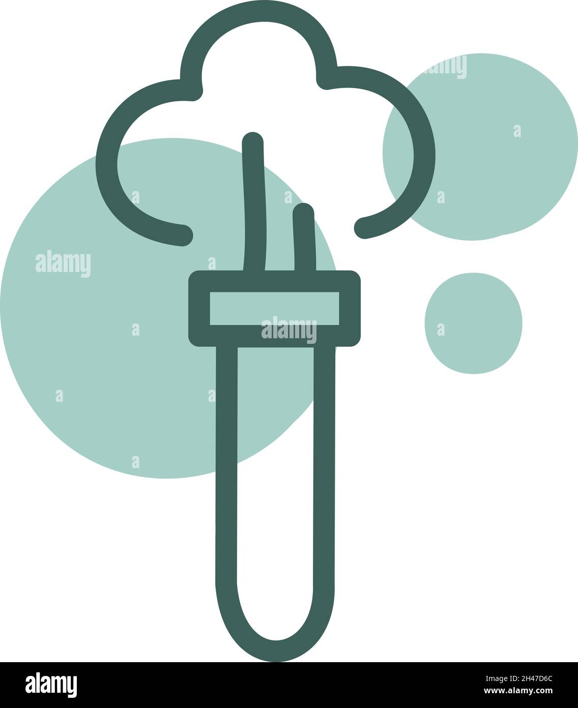 Chemical container, illustration, vector, on a white background Stock ...
