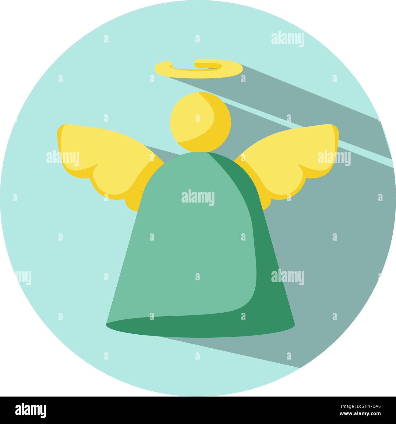 Christmas angel, illustration, vector, on a white background Stock ...