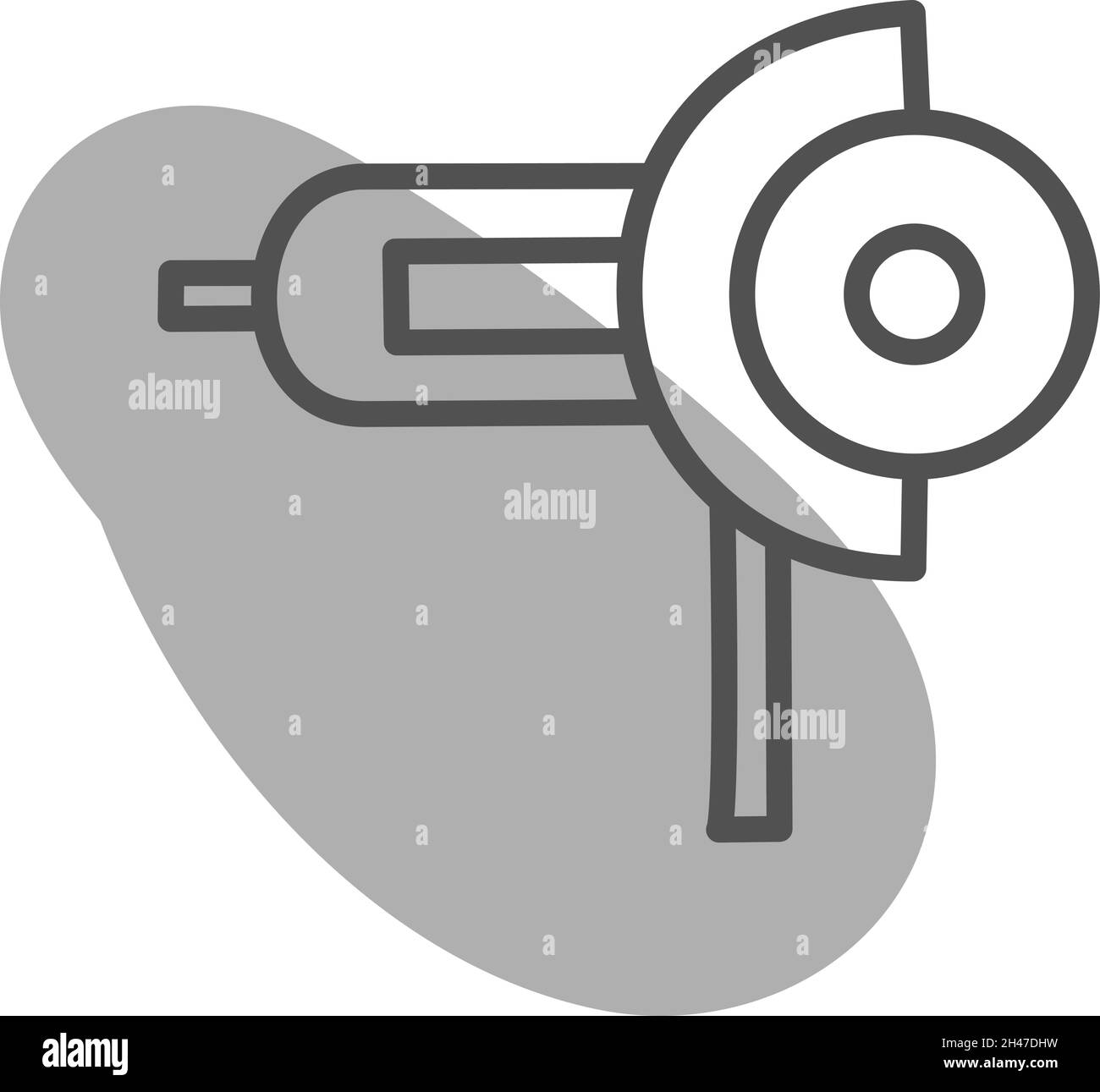 Construction wall cutter, illustration, vector, on a white background ...