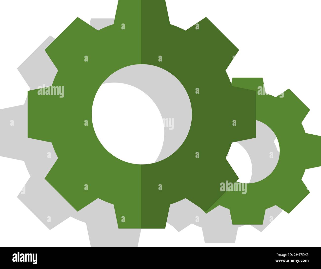 Business gear, illustration, vector, on a white background Stock Vector ...