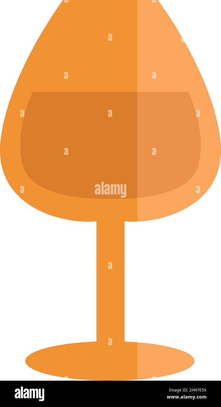 Glass orange tea cocktail Stock Vector Images - Alamy