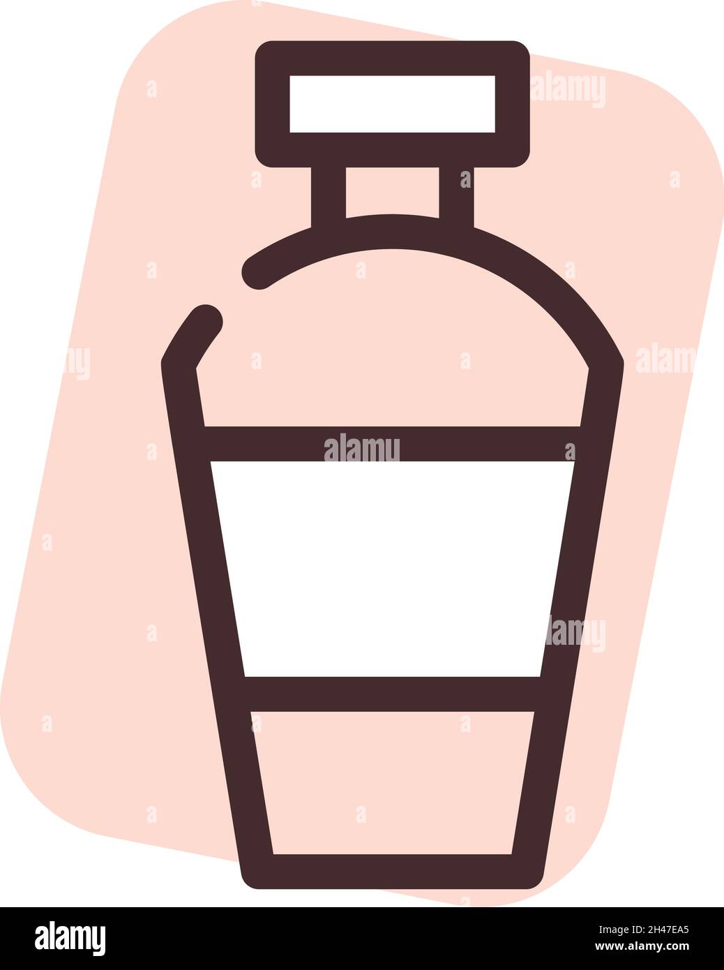 Liquid foundation white background Stock Vector Images - Alamy