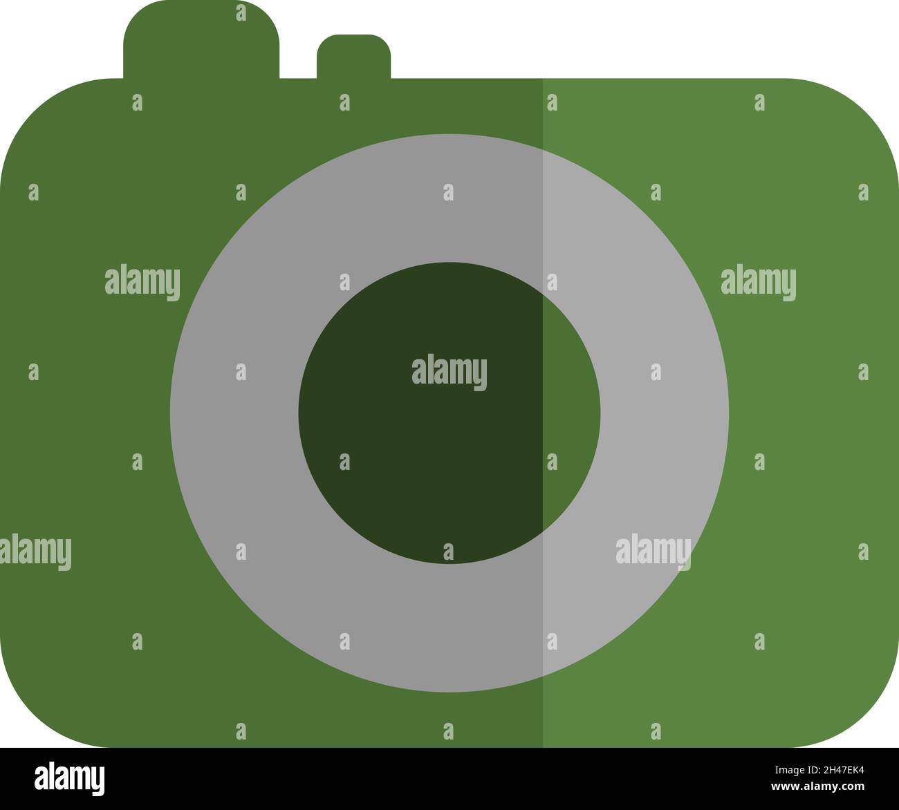 Camping camera, illustration, vector, on a white background Stock ...