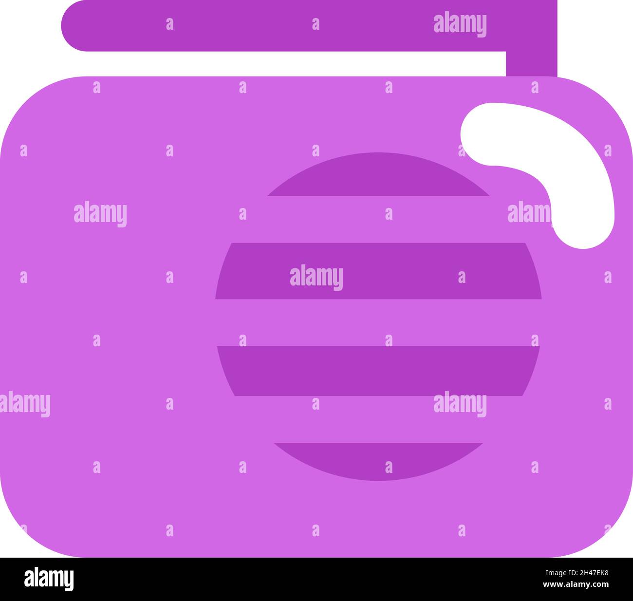 Purple radio, illustration, vector, on a white background Stock Vector ...