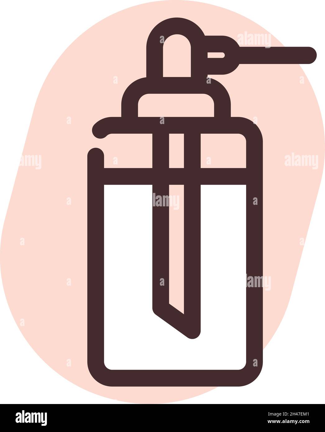 Liquid face primer, illustration, vector, on a white background Stock ...