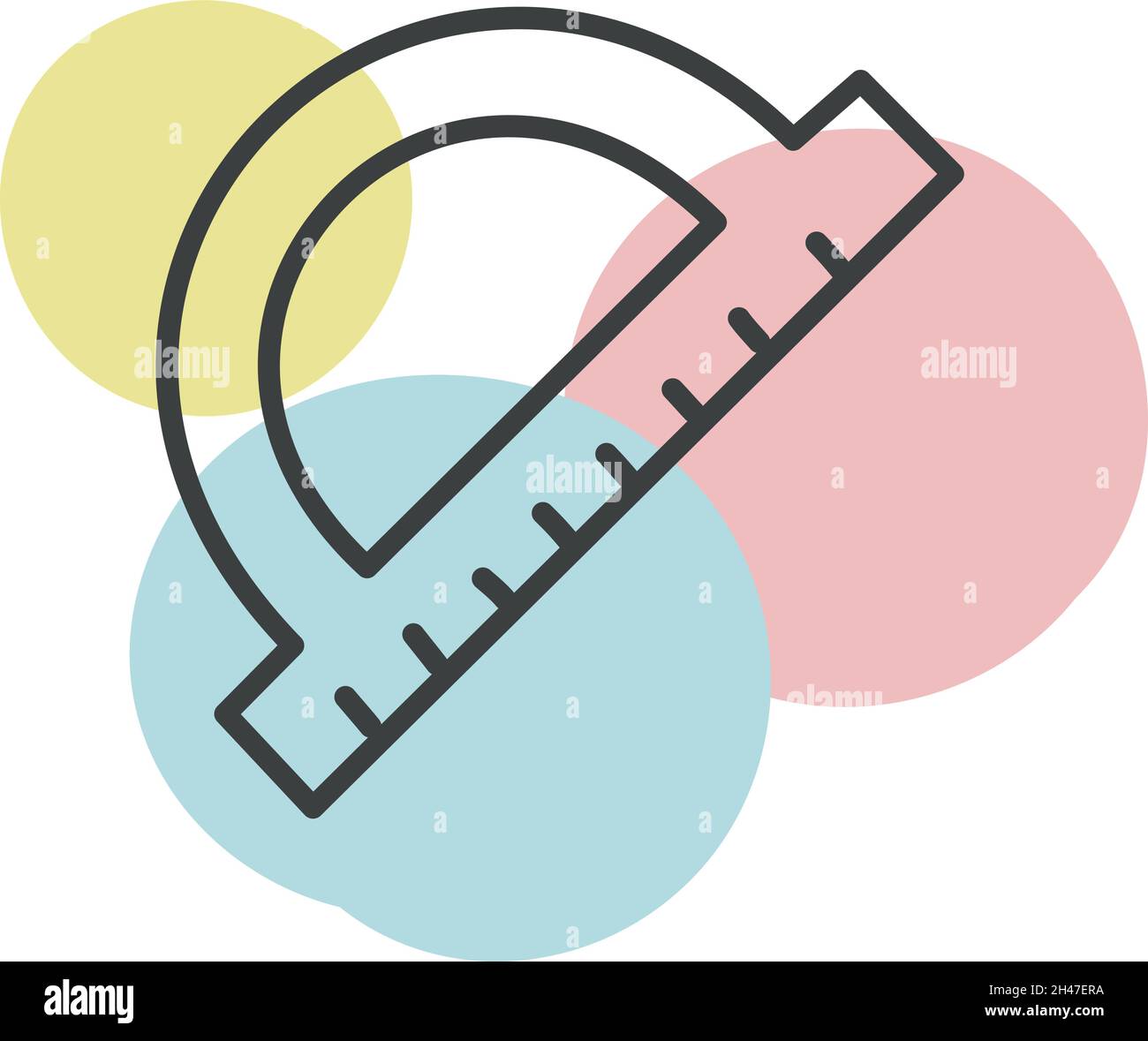 Angle tool, illustration, vector, on a white background Stock Vector ...