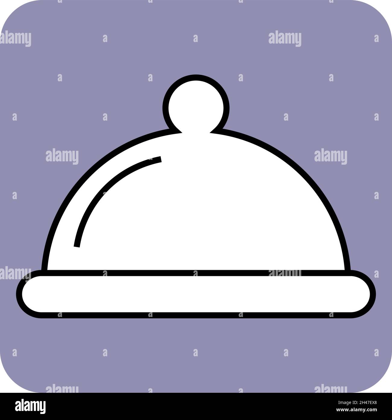 Tray with lid, illustration, vector, on a white background Stock Vector ...