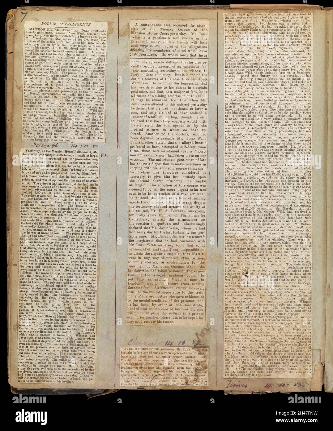 Historical newspaper reports hi-res stock photography and images - Alamy