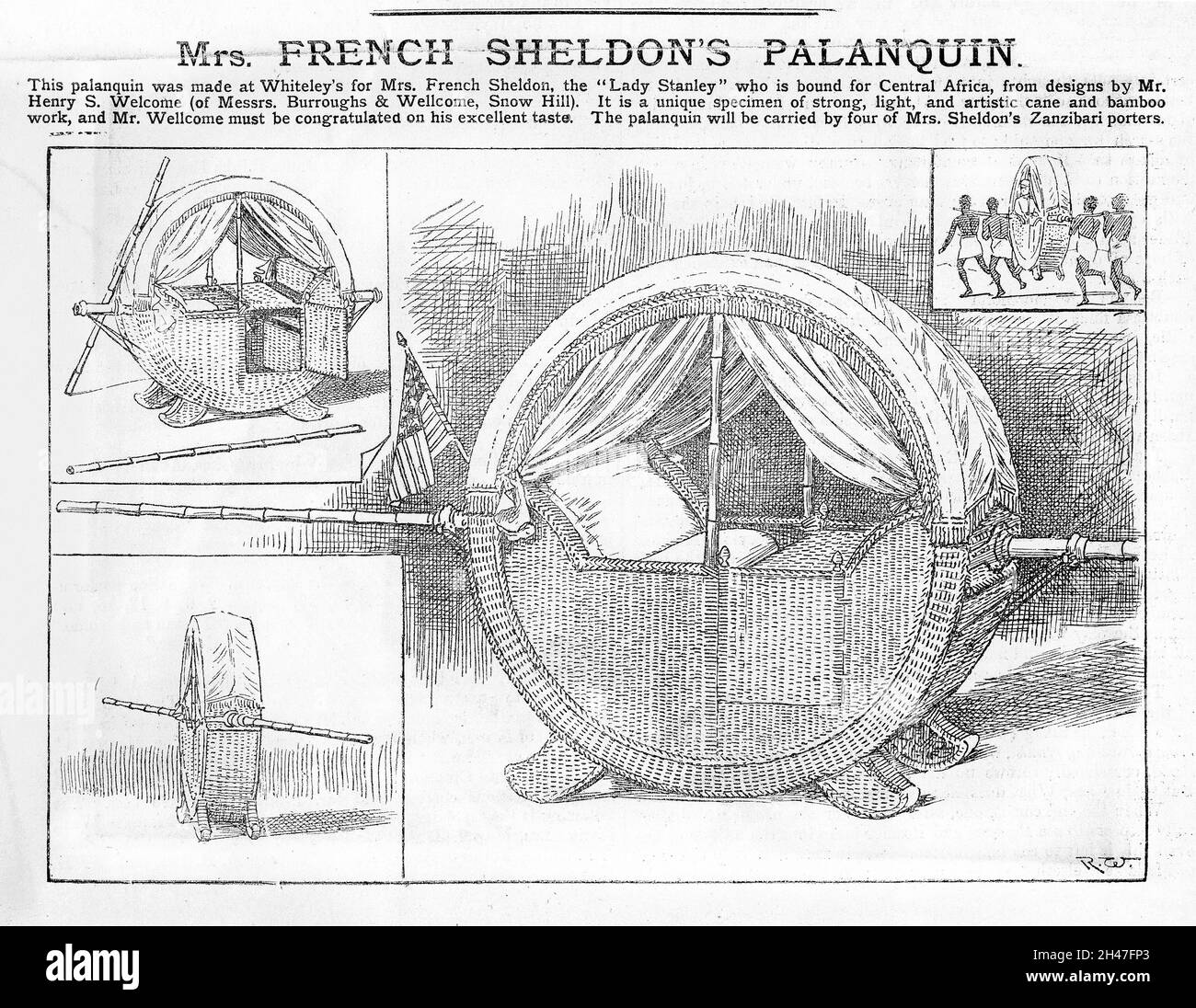 Wellcome Archives: May French Sheldon file Stock Photo - Alamy