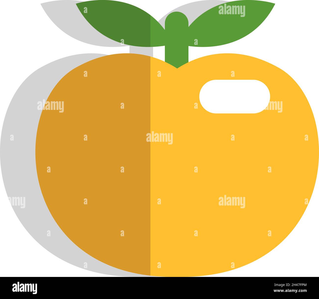 Apple on cake Stock Vector Images - Alamy