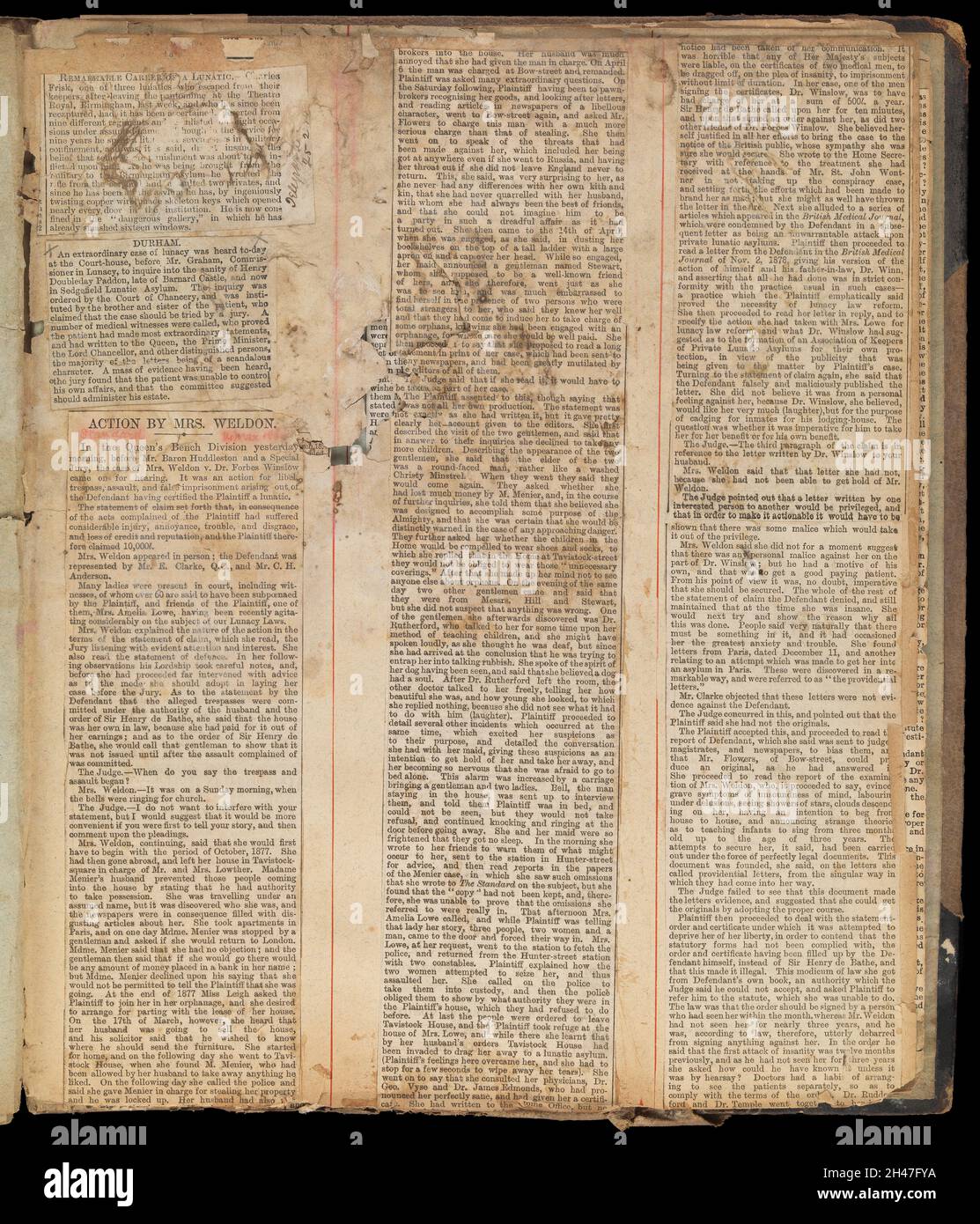 Old newspaper records hi-res stock photography and images - Alamy