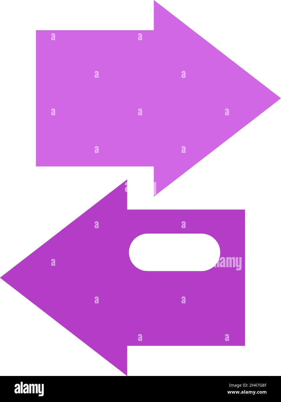 Communication arrows, illustration, vector, on a white background Stock ...