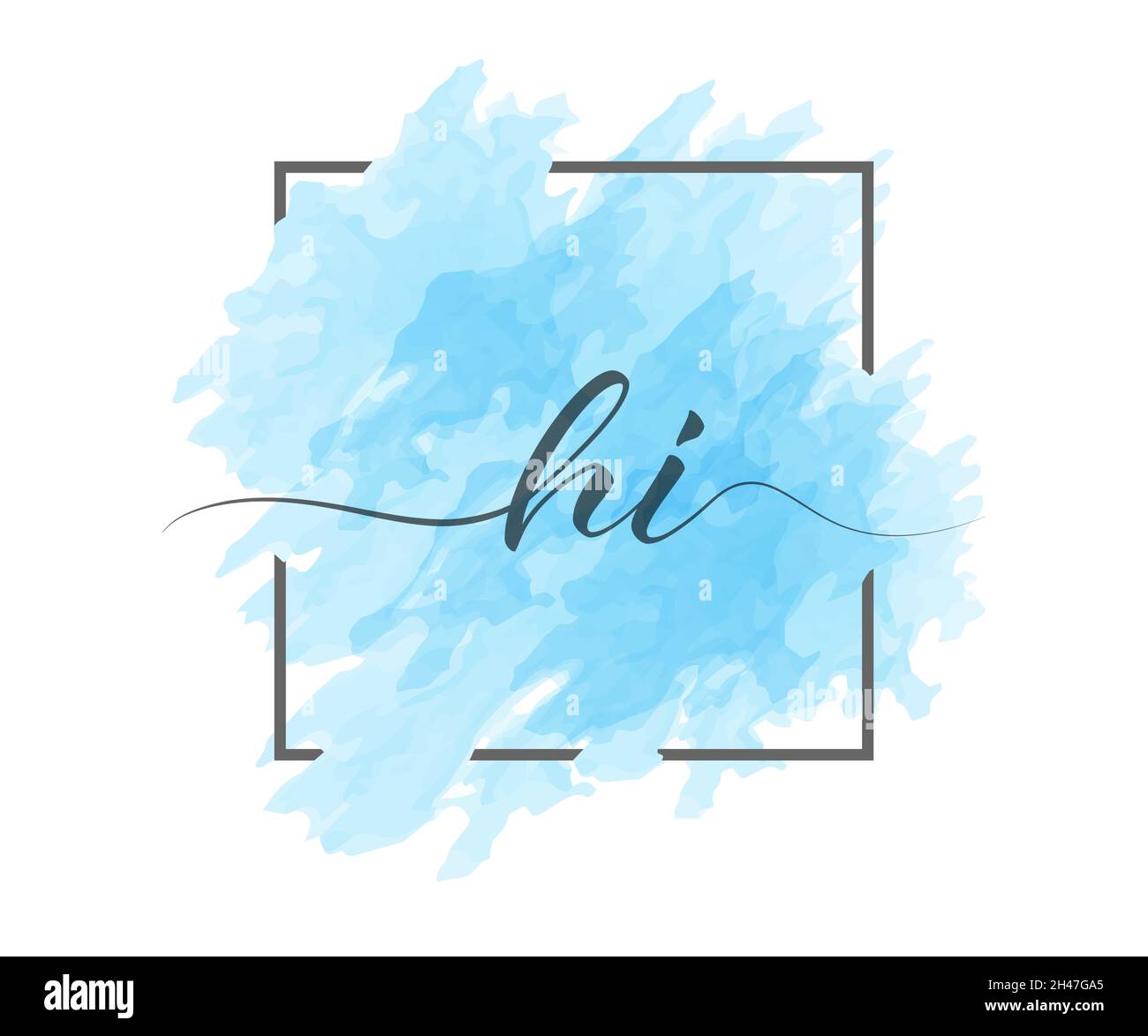 Drawing simple hi Cut Out Stock Images & Pictures - Alamy