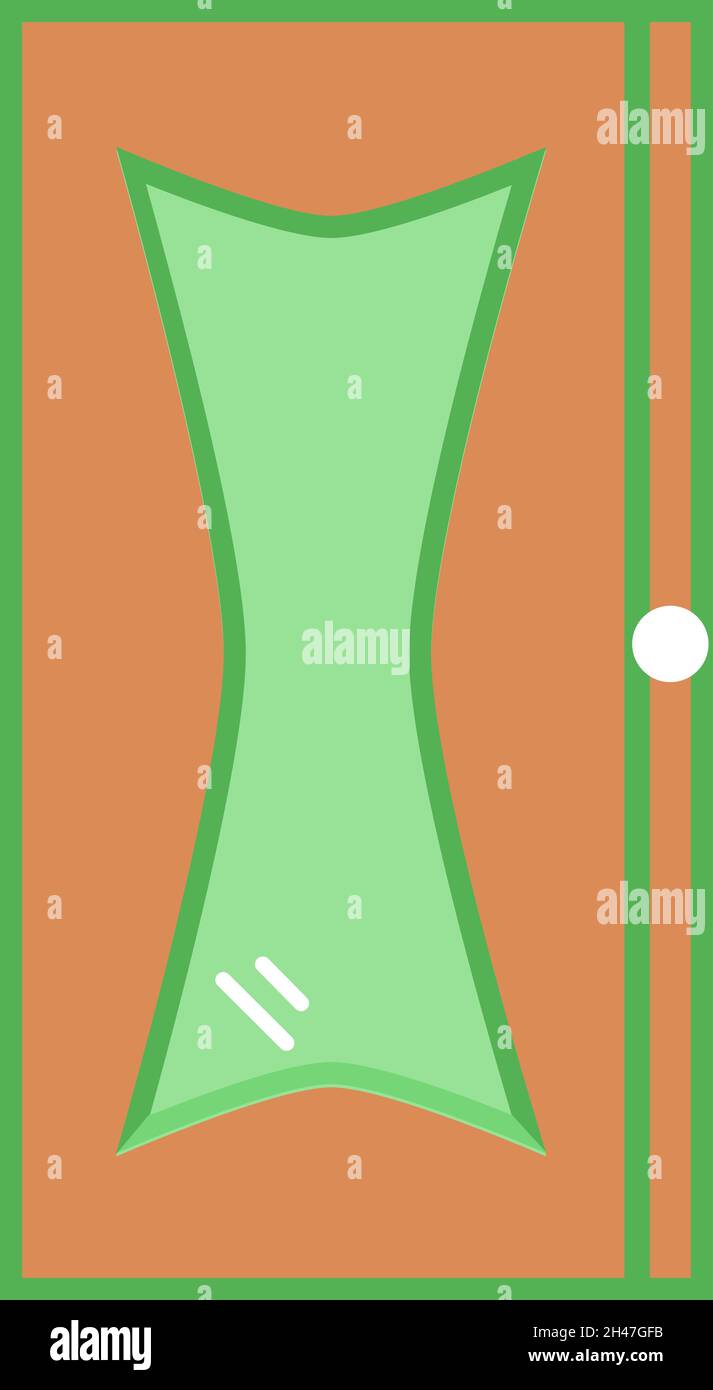 Entrance in big white Stock Vector Images - Alamy