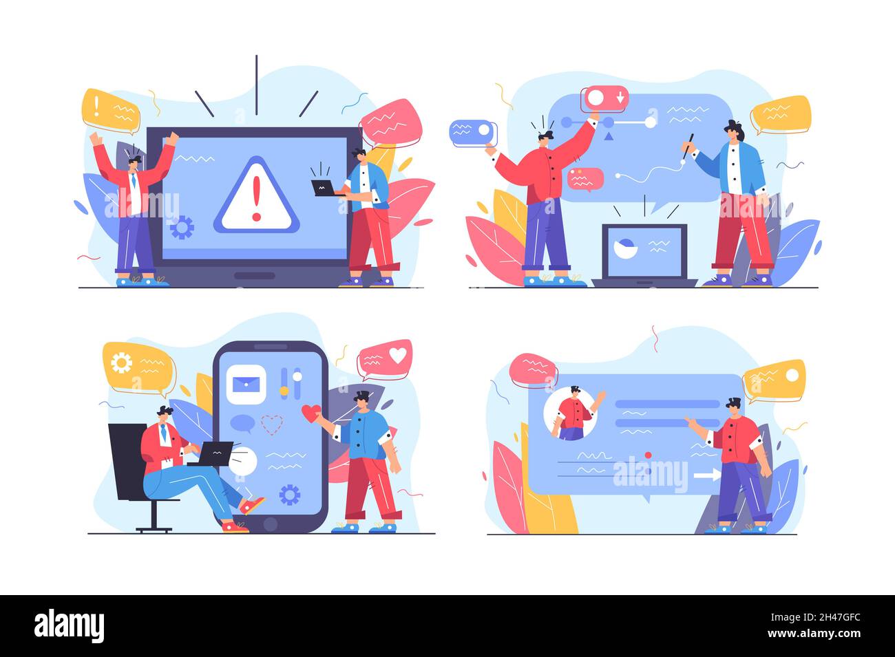 Change gadget settings, adjustment for device Stock Vector Image & Art ...