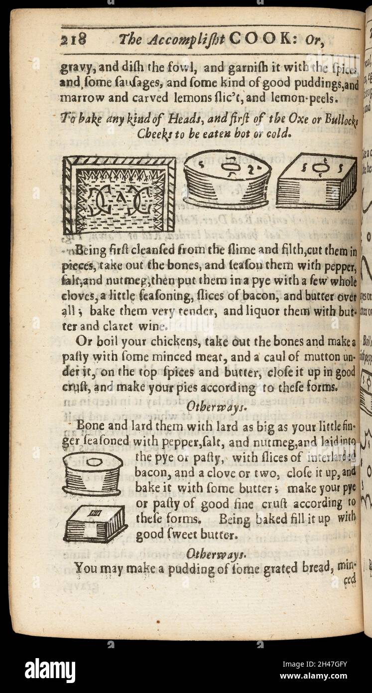 The Accomplisht Cook by Robert May Stock Photo - Alamy