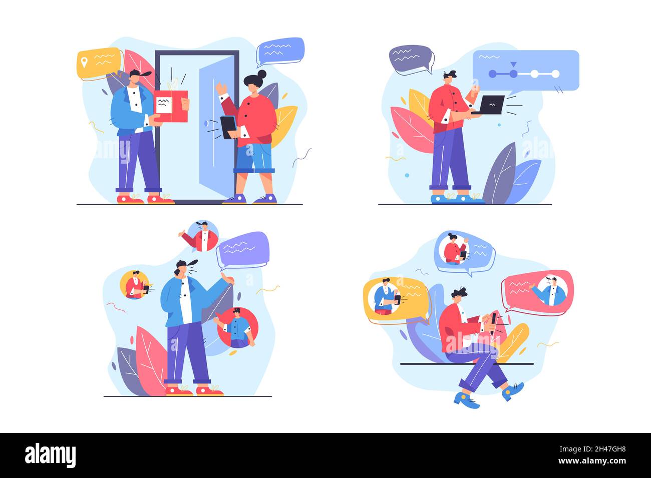 Videocall wireless Stock Vector Images - Alamy