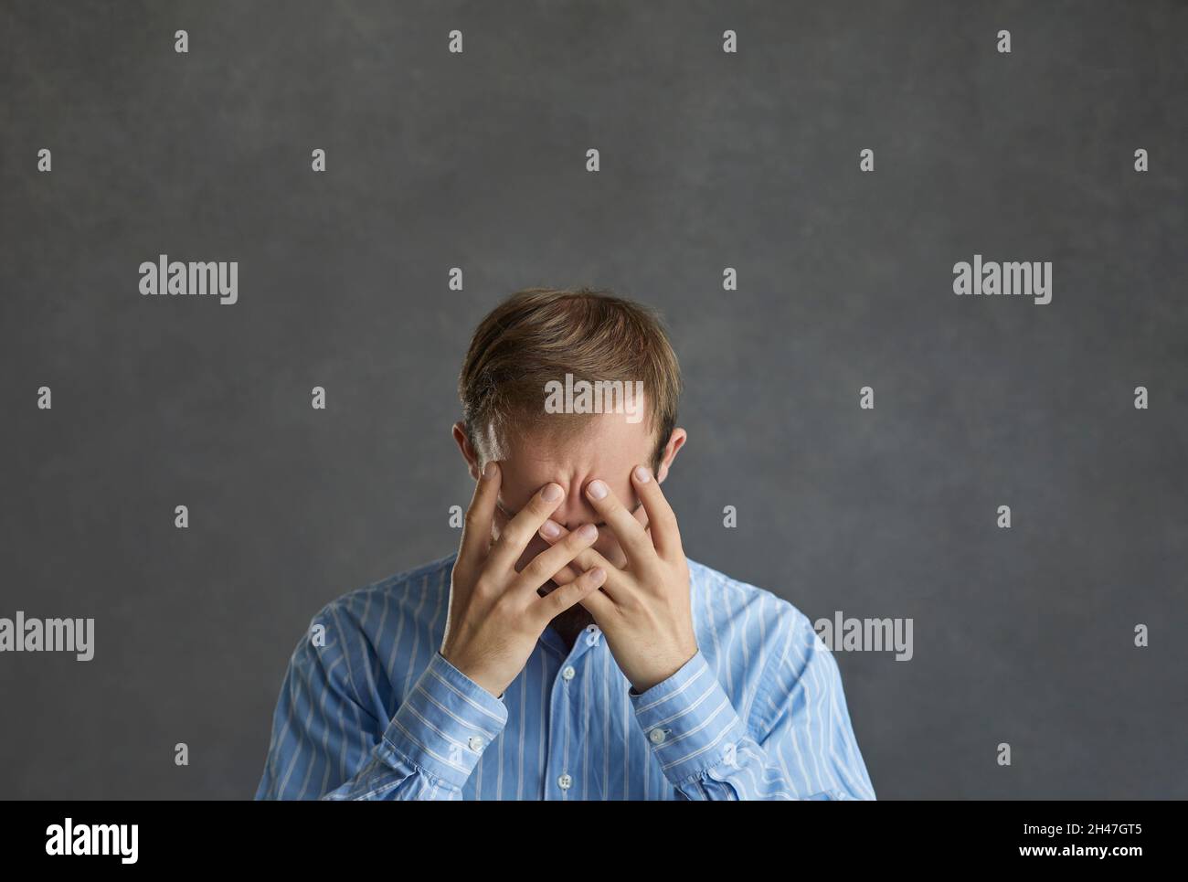 Upset overwhelmed hi-res stock photography and images - Alamy