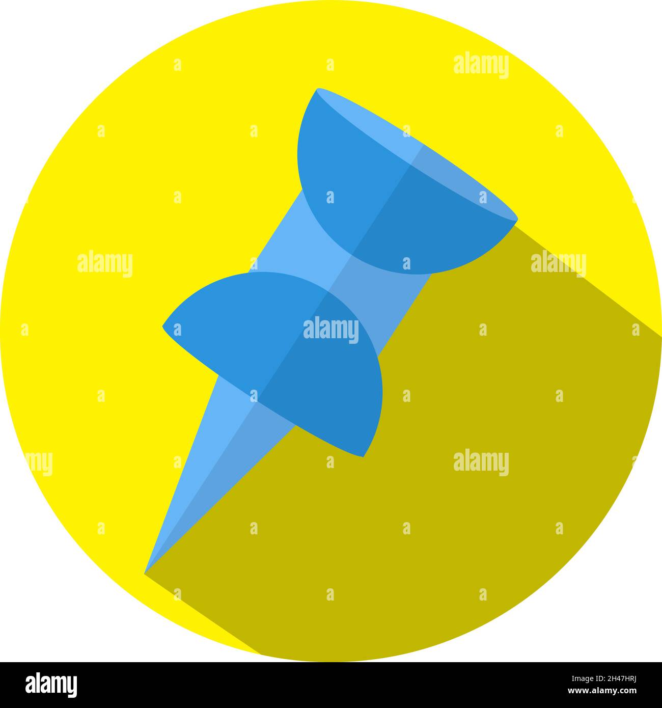 Blue button, illustration, vector, on a white background Stock Vector ...