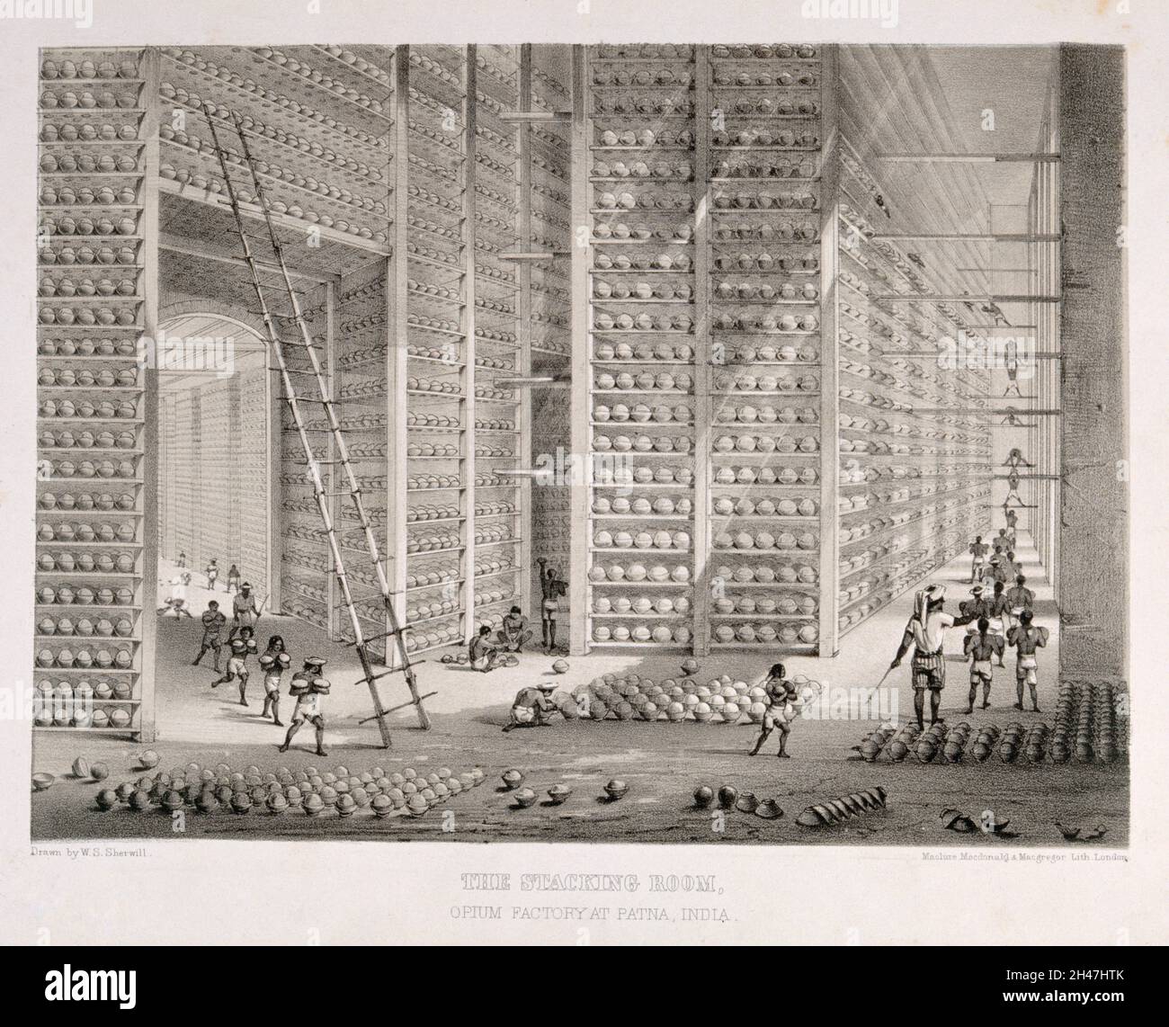 Opium factory in india hi-res stock photography and images - Alamy