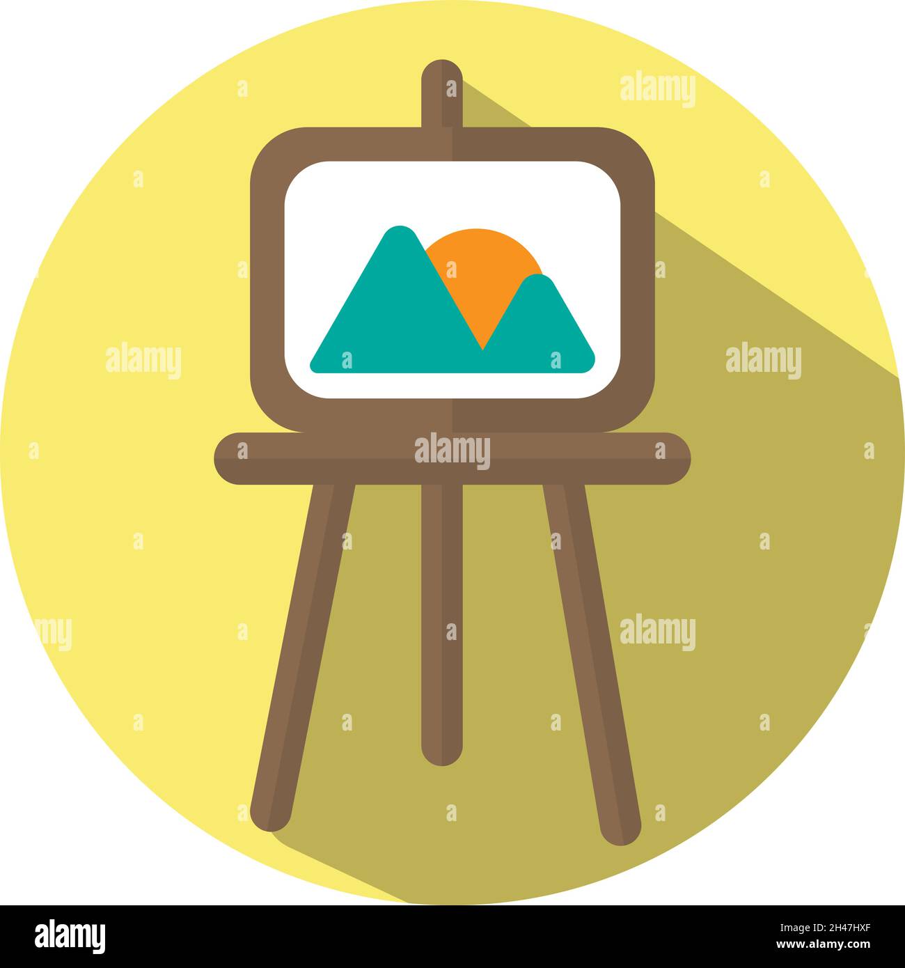 Education canvas, illustration, vector, on a white background Stock ...