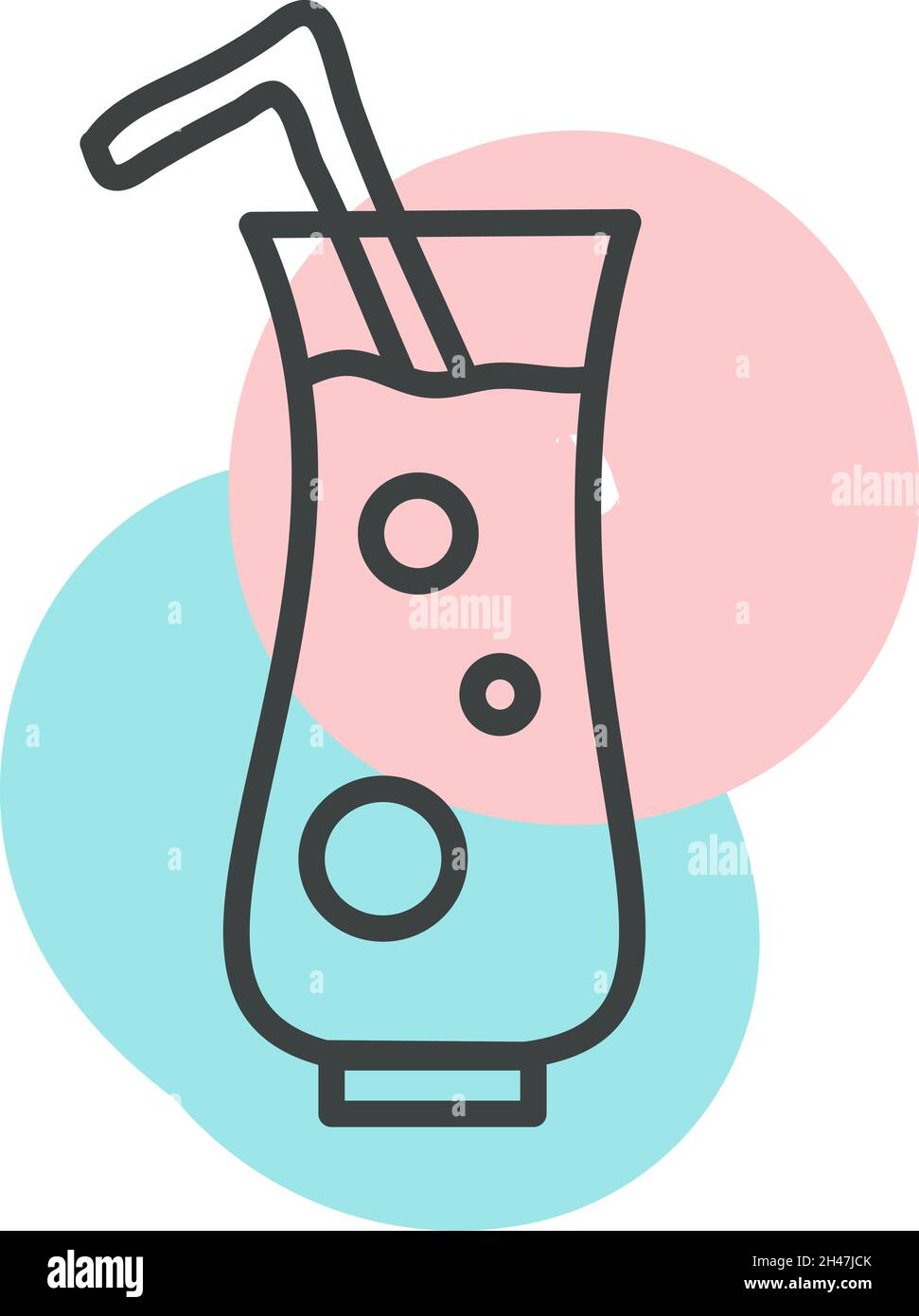 Delicious fresh soda icon Stock Vector Images - Alamy