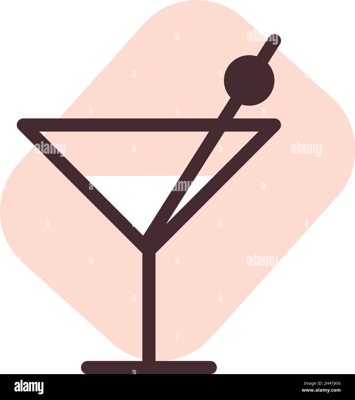 Cocktail on bar Stock Vector Images - Alamy