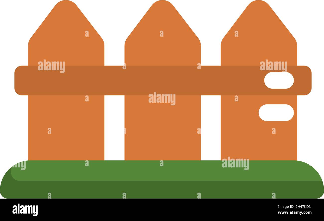 Wooden railing isolated on Stock Vector Images - Alamy