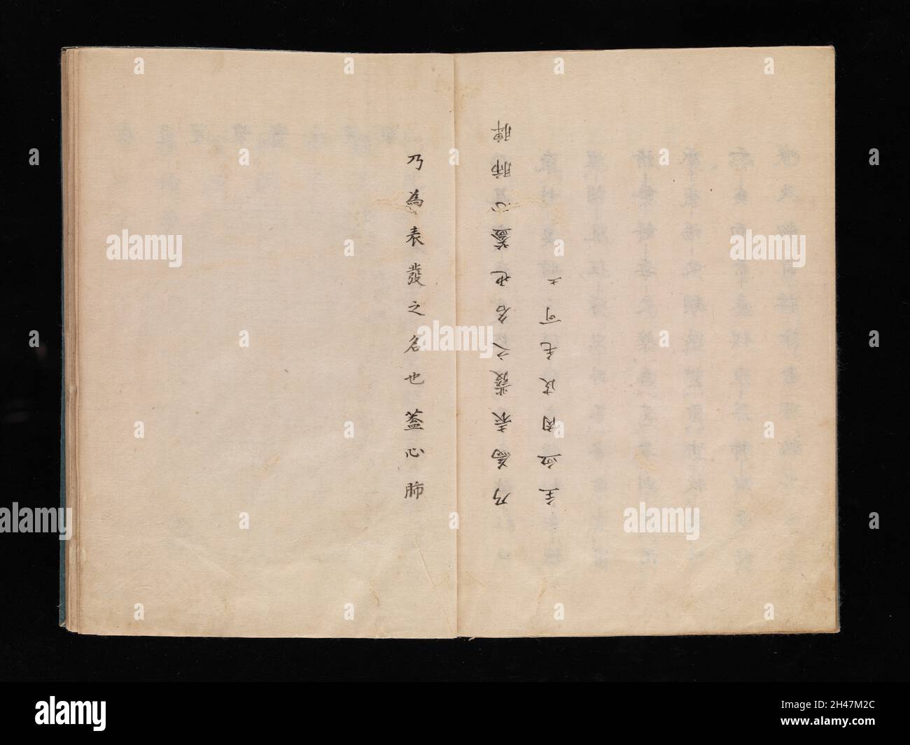 Japanese manuscript on smallpox, c. 1720 Stock Photo - Alamy