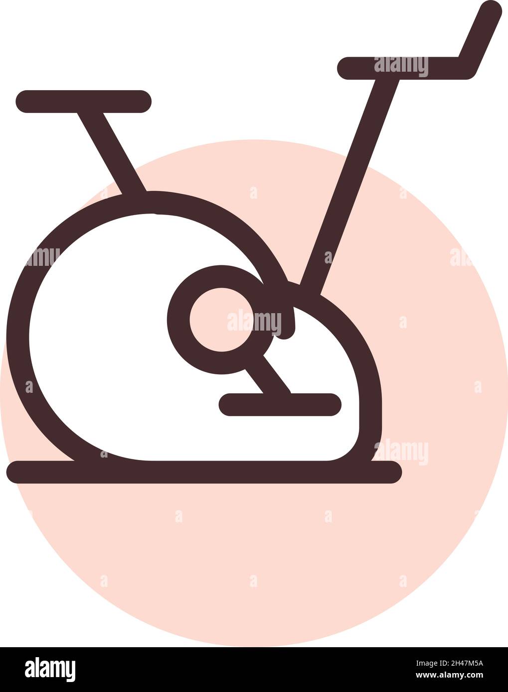 Hotel gym, illustration, vector, on a white background Stock Vector ...