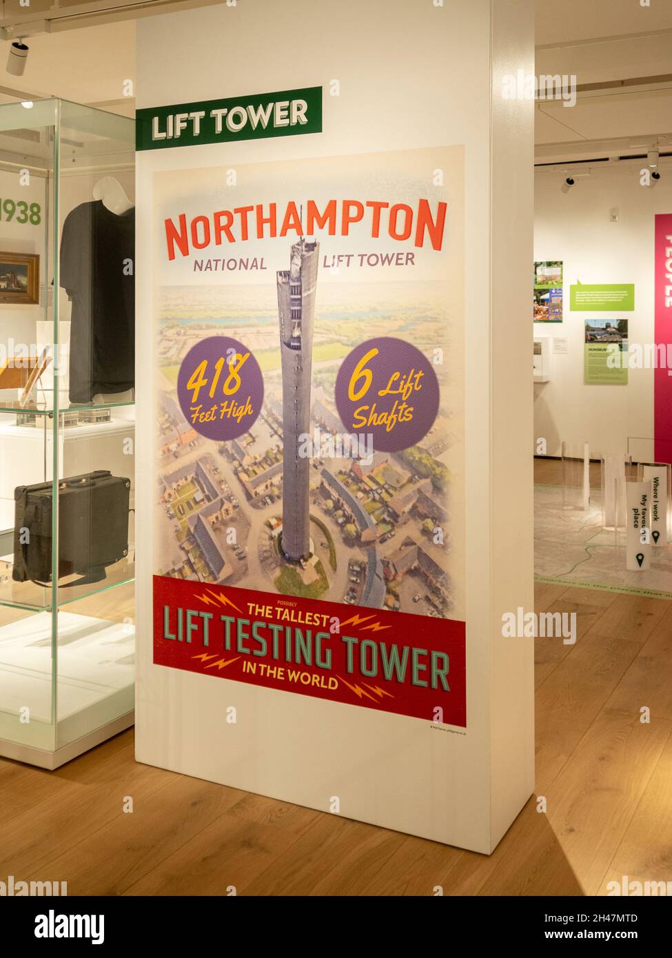 Lift Tower poster, part of the "We Are Northampton"exhibition ...