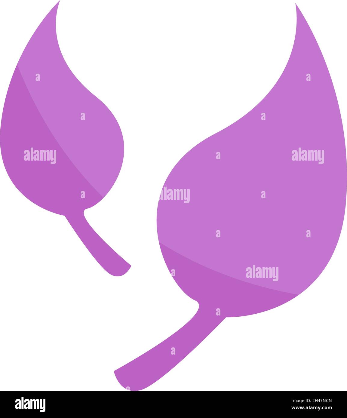 Magic leaves, illustration, vector, on a white background Stock Vector ...