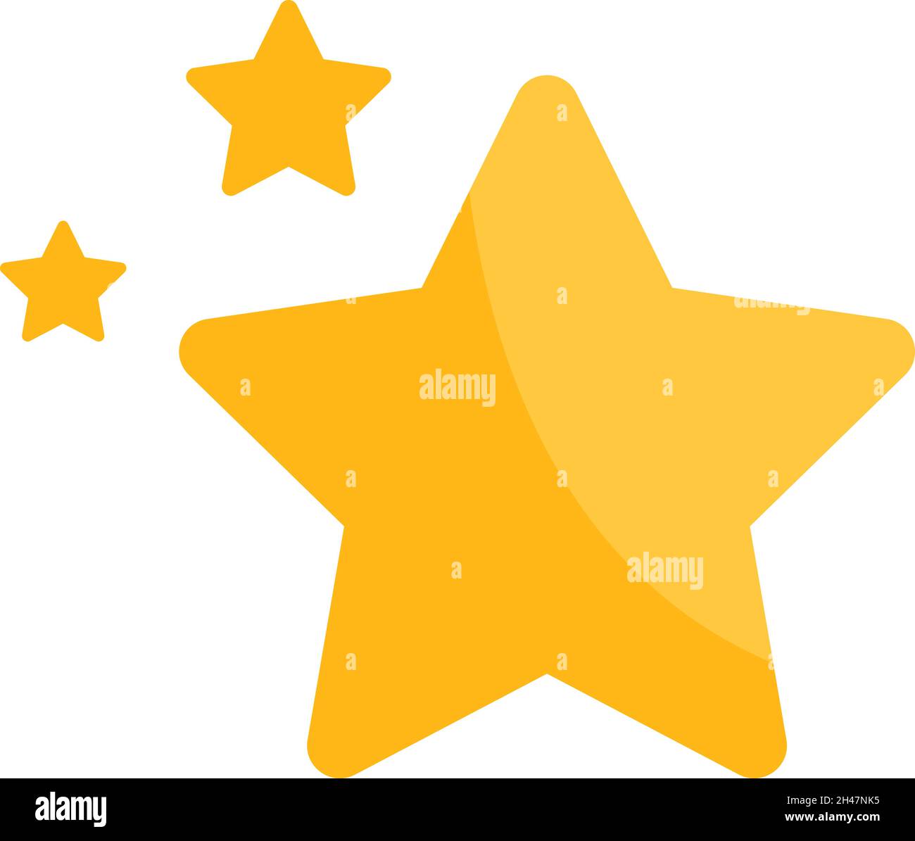Magic stars, illustration, vector, on a white background Stock Vector ...