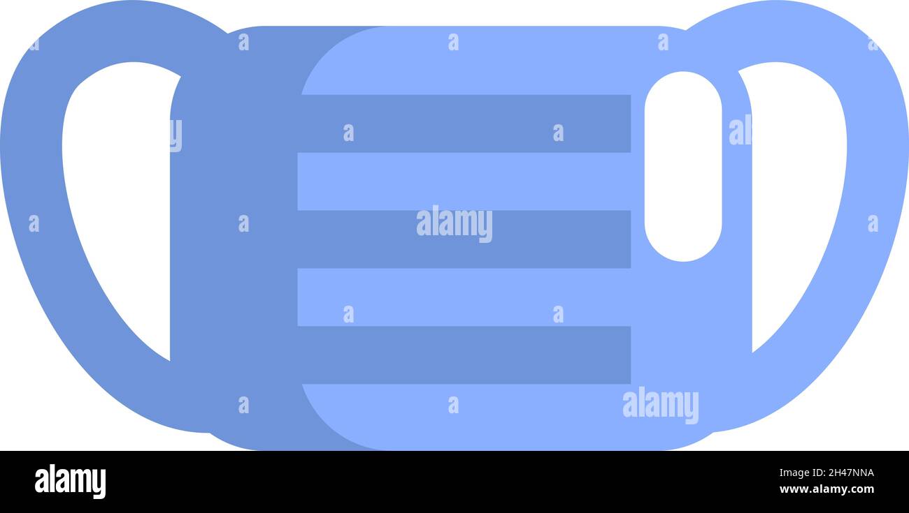 Medical mask, illustration, vector, on a white background Stock Vector ...