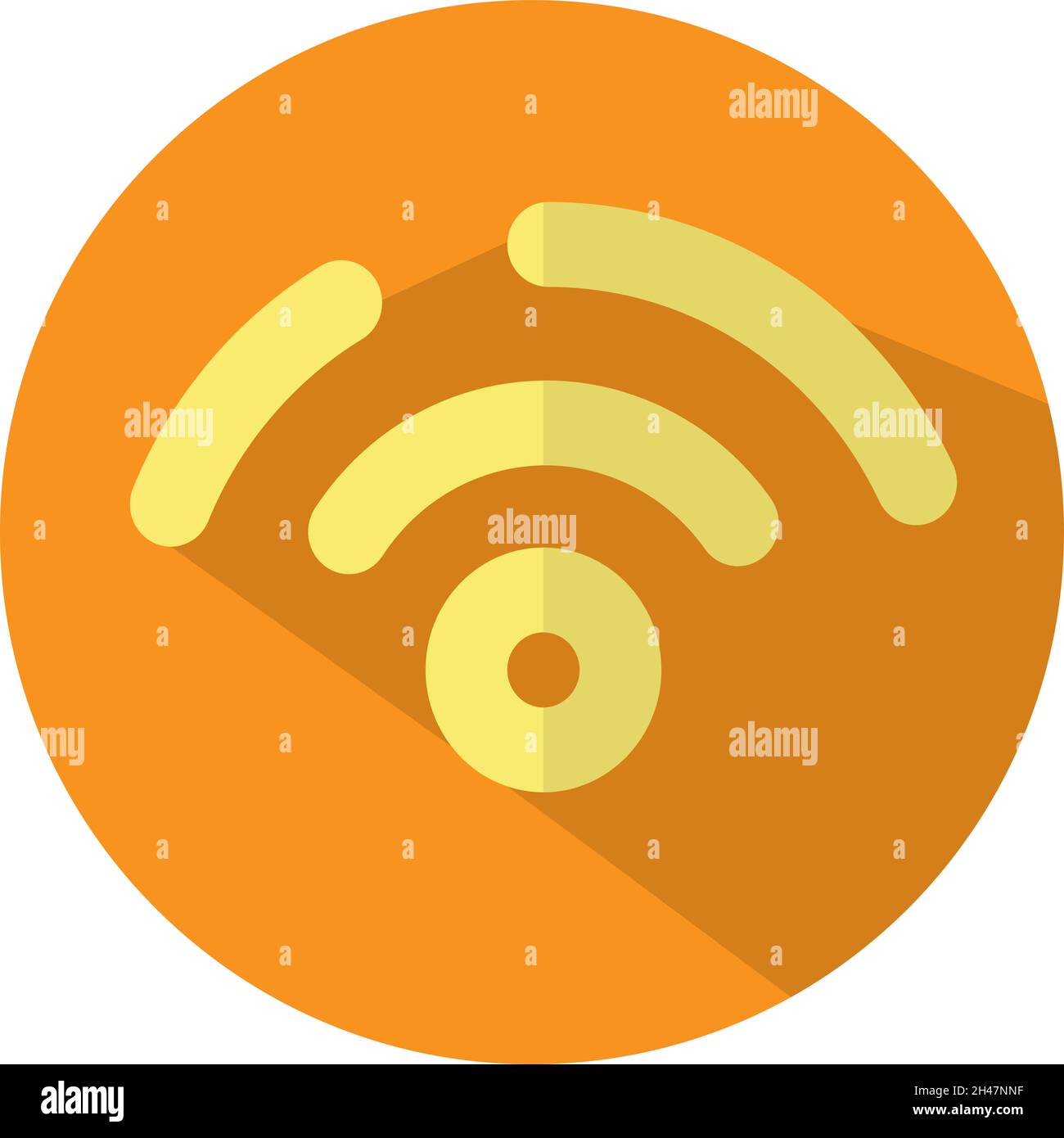 Wifi connection, illustration, vector, on a white background Stock ...