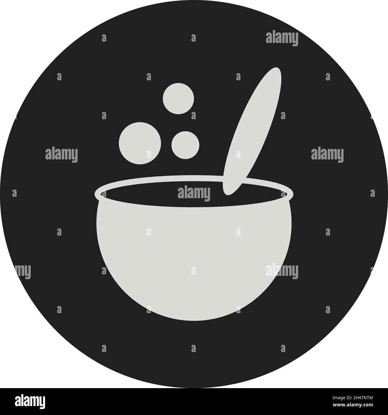 Cooking elixir, illustration, vector, on a white background Stock ...