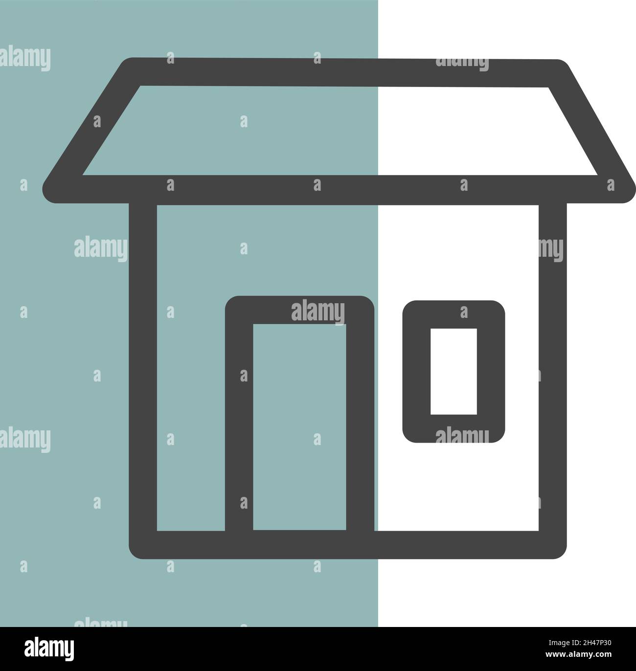 Farm on country home Stock Vector Images - Alamy