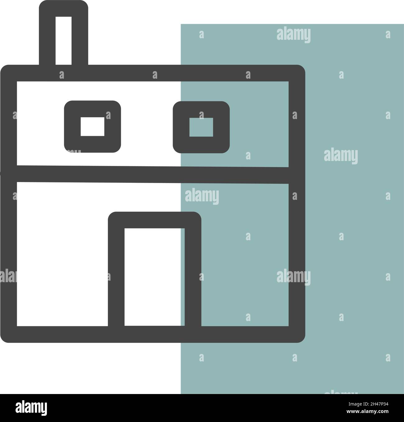 Colonial window Stock Vector Images - Alamy