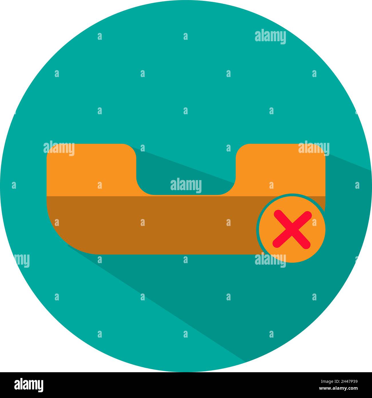 Missed call, illustration, vector, on a white background Stock Vector ...