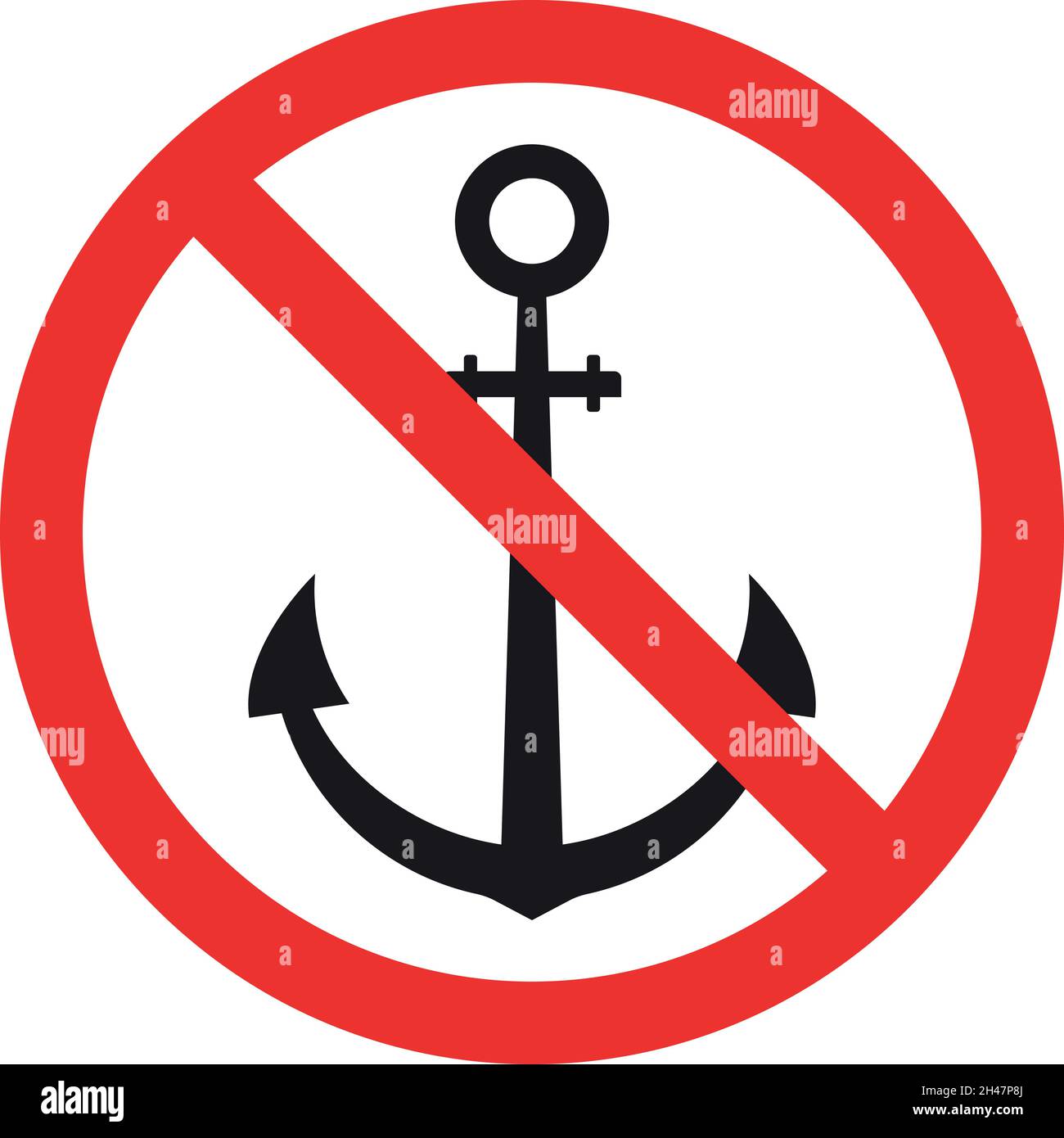 Caution sea Stock Vector Images - Alamy