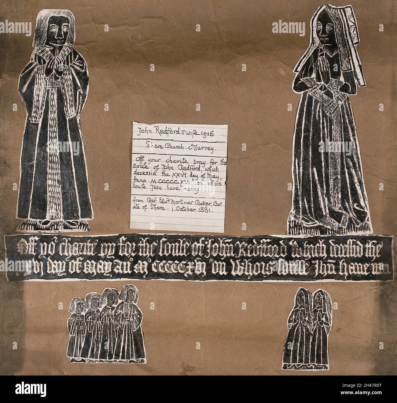 John Redford, his wife and their six children, of Shere, Surrey, 1516 ...