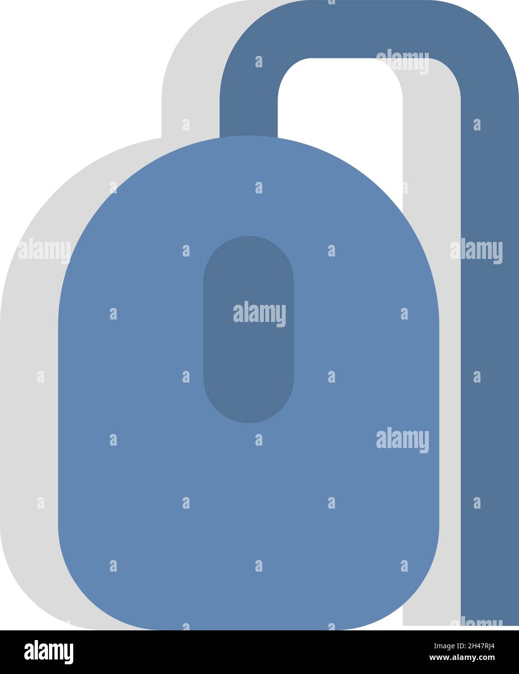 Business compter mouse, illustration, vector, on a white background ...